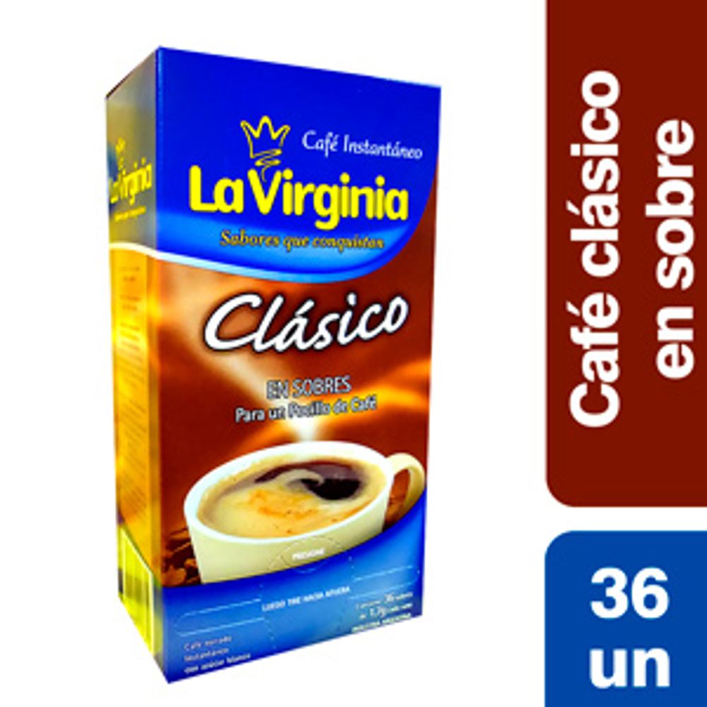 Cafe La Virginia Inst Clasico Sob 36 Un - alberdisa