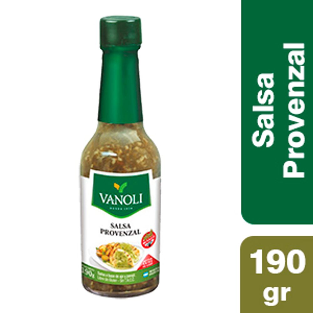 Salsa Vanoli Provenzal Botella x 190 gr - alberdisa