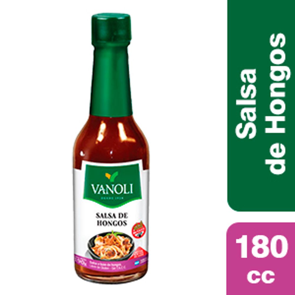 Salsa Vanoli Hongos Botella x 180 Cc - alberdisa