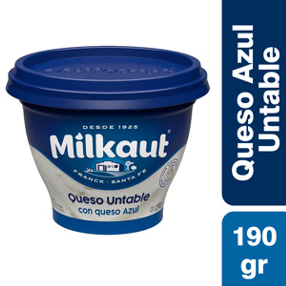 Queso Untable Milkaut Azul 190 Gr - alberdisa