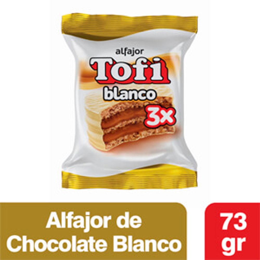 Alfajor Tofi Blanco x 73 Gr - alberdisa