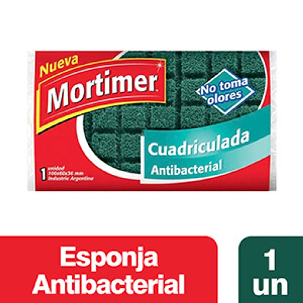 Esponja Mortimer Antibacterial x 1 Un - alberdisa