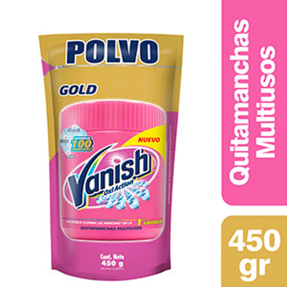 Quitamancha Vanish Polvo Rosa DP 450gr - alberdisa