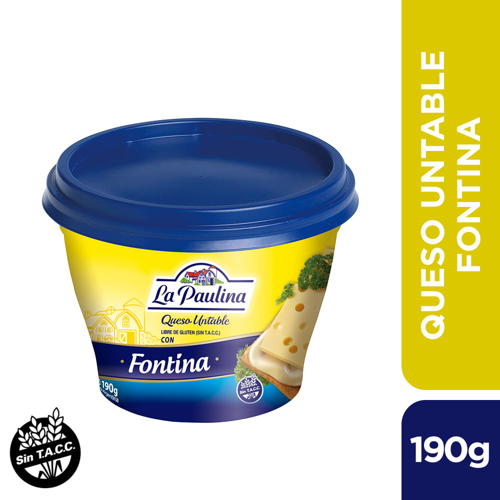 Queso Untable La Paulina Fontina x 190gr - alberdisa