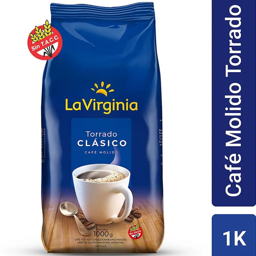 Cafe La Virginia Clasico Equilib 1kg - alberdisa