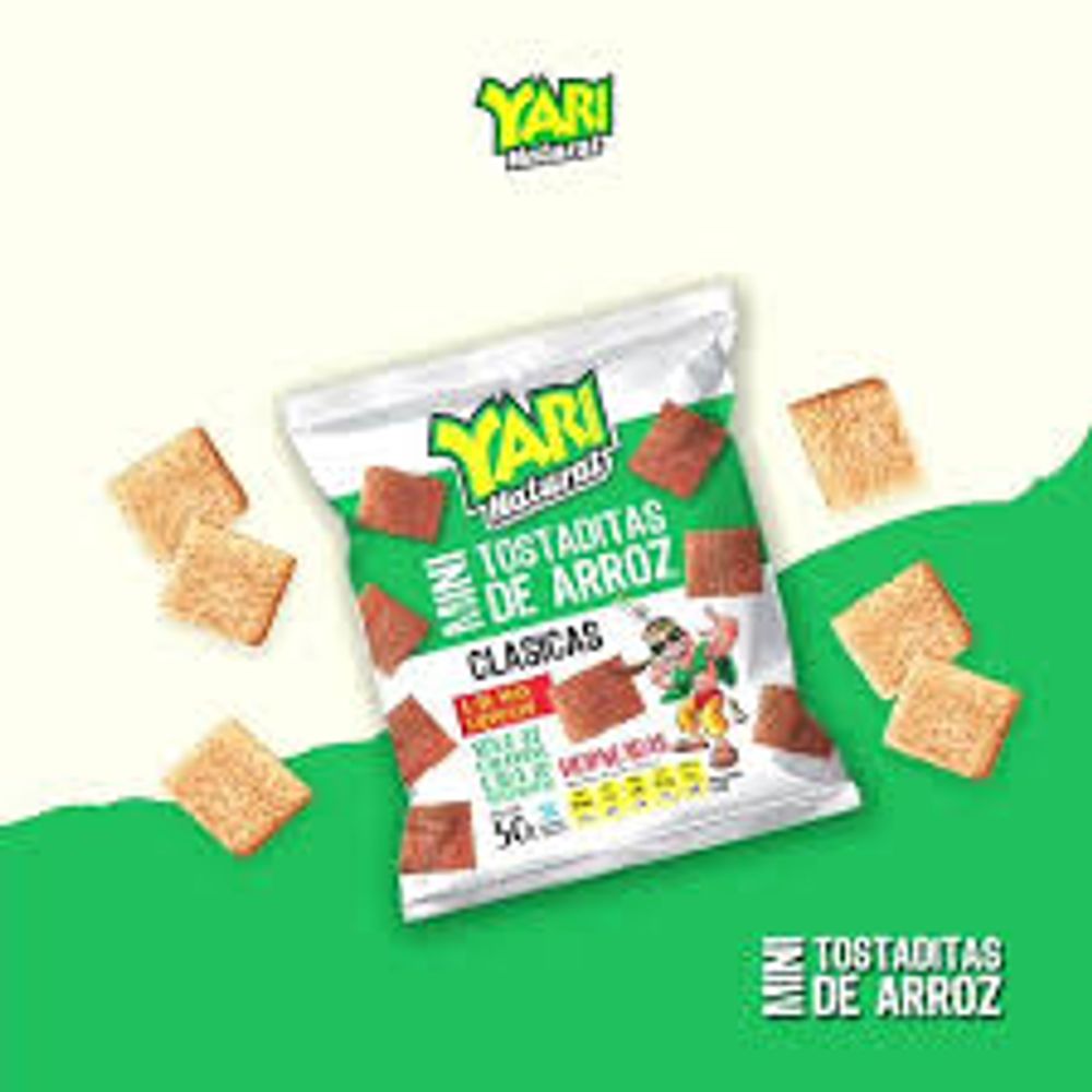 Mini Tostaditas Yari de Arroz 50gr - alberdisa