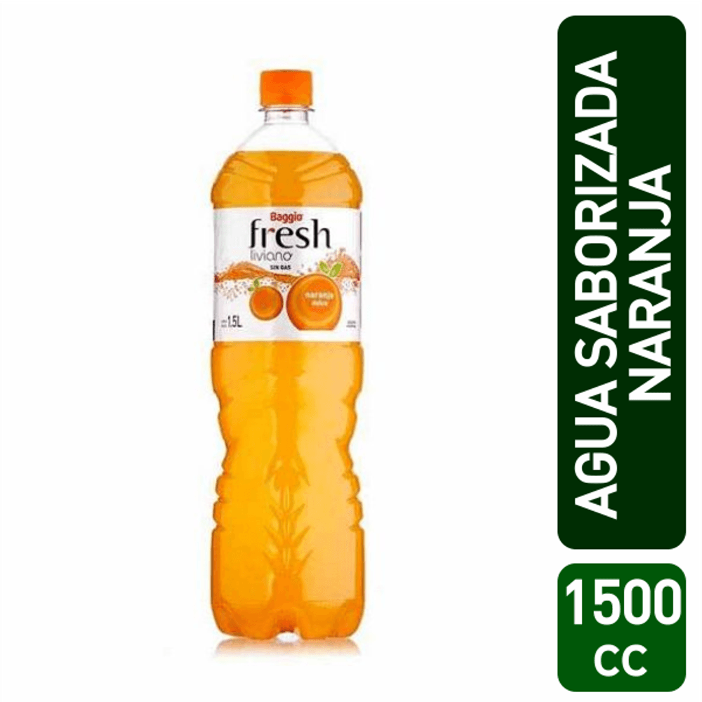 Agua Saborizada Baggio Fresh Naranja 1500Cc - alberdisa
