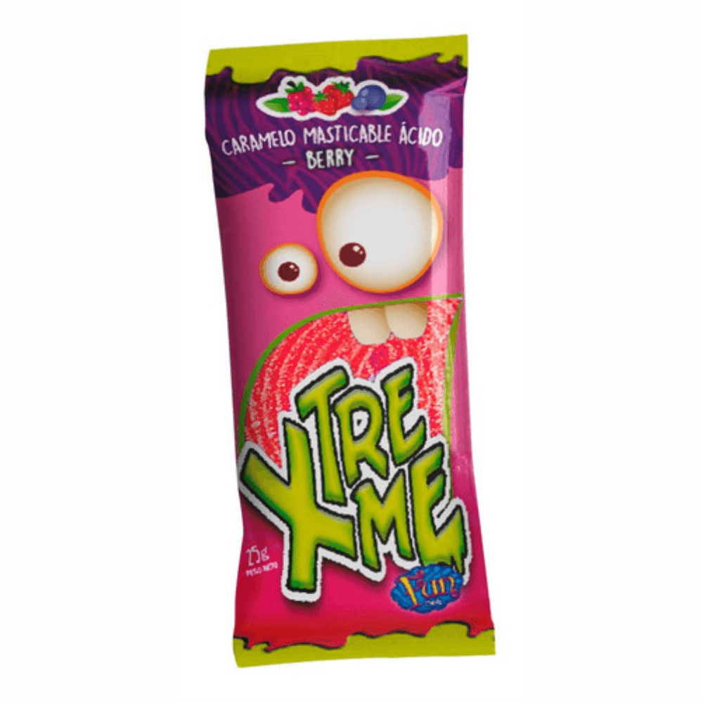 Caramelo Fun Xtreme Berry 25g - alberdisa