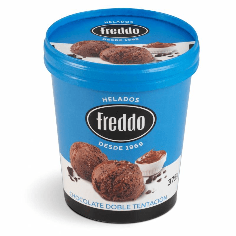 Helado Freddo Chocolate Doble Tentación 375gr Alberdisa