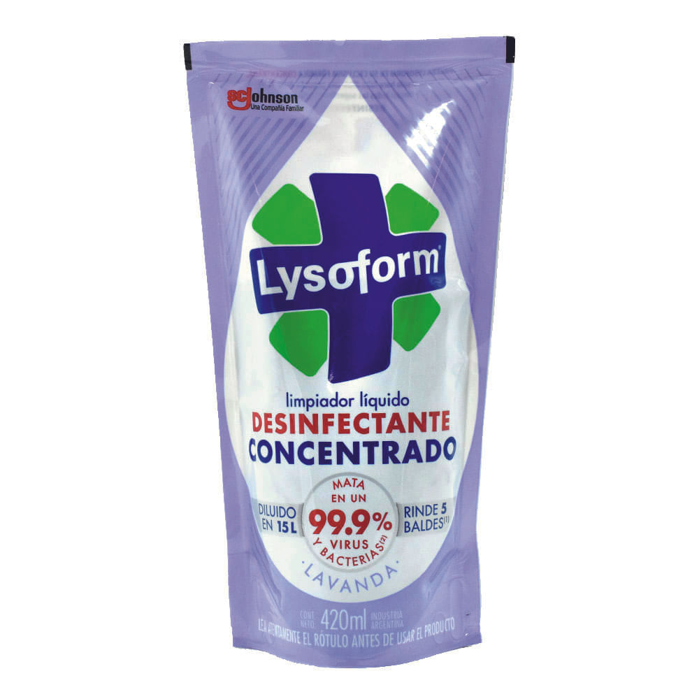 Limpiador Lysoform Lavanda Dp 420ml - alberdisa
