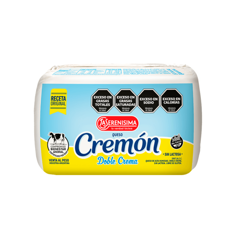 Queso Cremoso Cremon Dob Crema Troz x1Kg - alberdisa