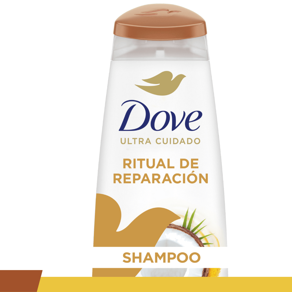 Shampoo Dove Ritual de Reparación Coco y Cúrcuma 400 ml - alberdisa