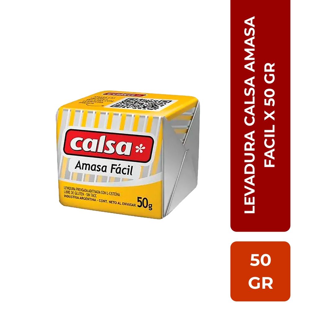Levadura Calsa Amasa Facil 50 Gr - alberdisa