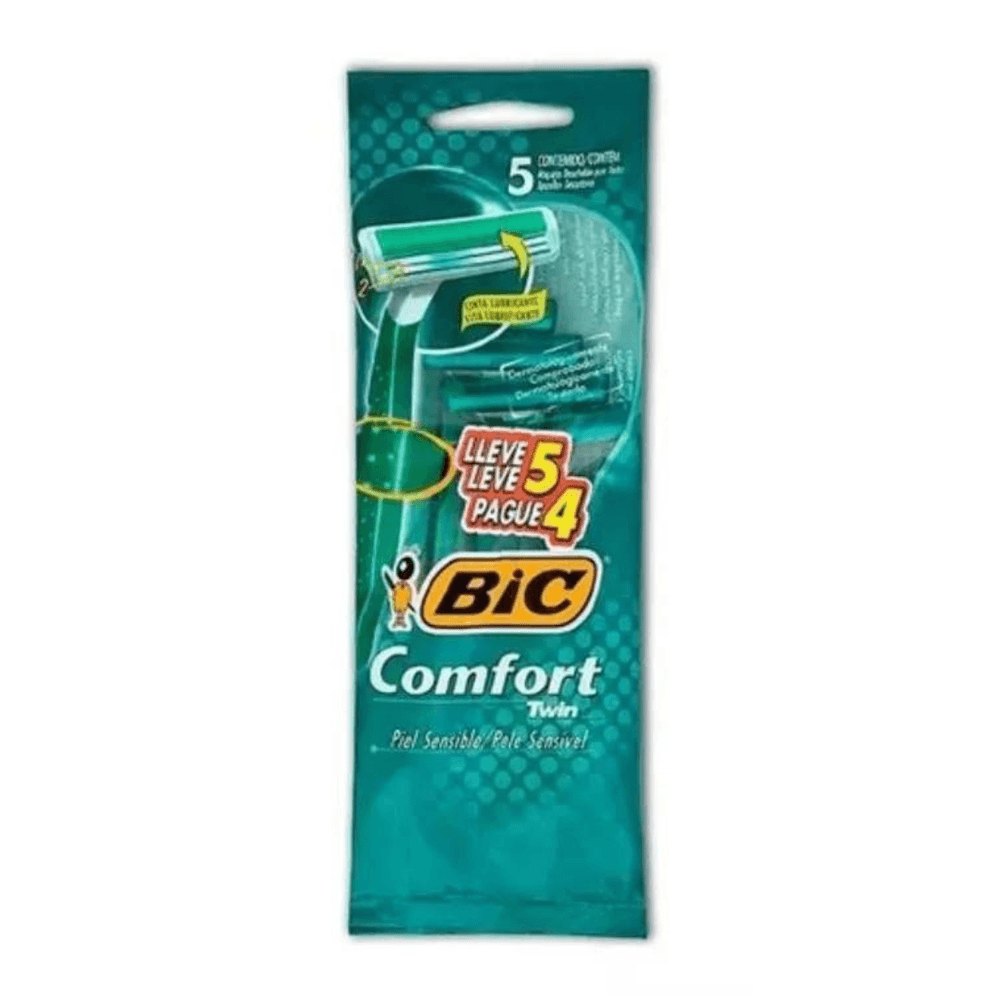 Maquina de Afeitar Bic Comfort Twin Lleve 5 Pague4 - alberdisa