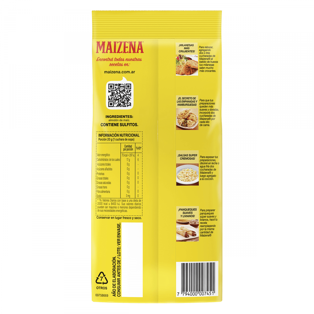 Maizena Almidon de Maiz 220g - alberdisa