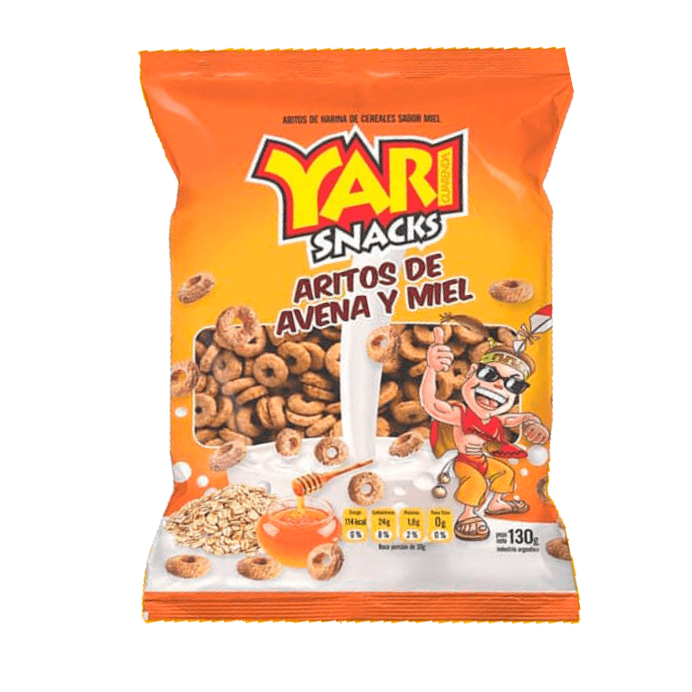 Aritos Yari Avena y Miel 130gr - alberdisa
