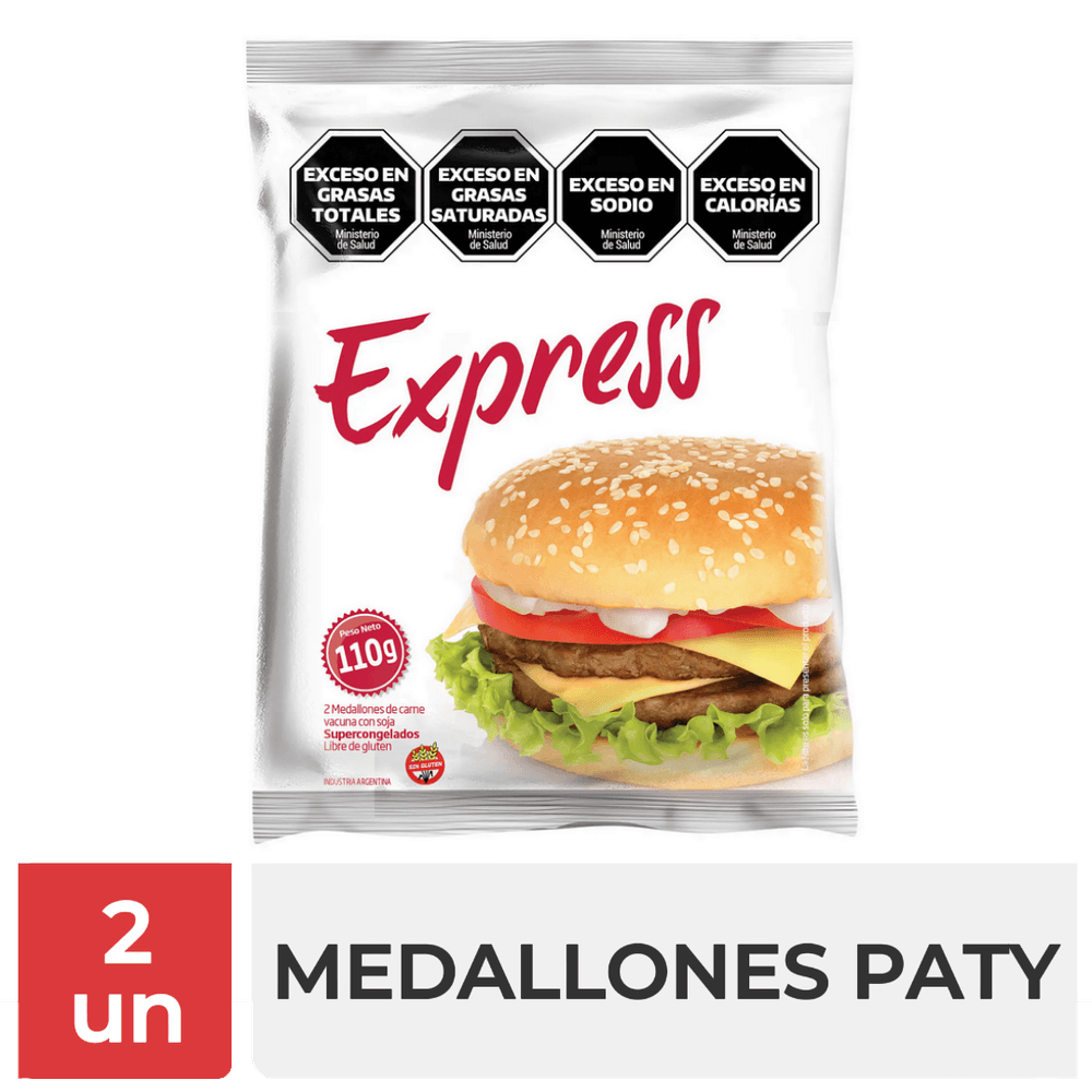 Medallon Paty Express 2x55Gr - alberdisa