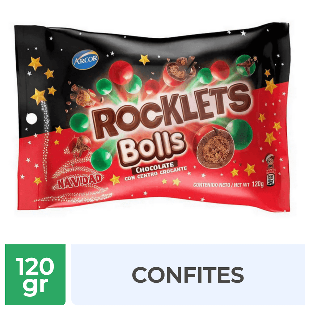 Confites Rocklets Cereal Bolls 120Gr - alberdisa